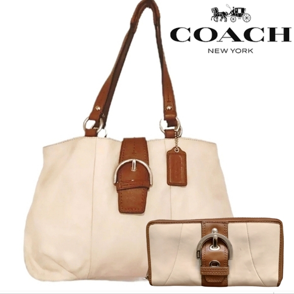 Coach | Bags | Coach Vintage Soho Leather Carryall Bag Large W Mathing ...